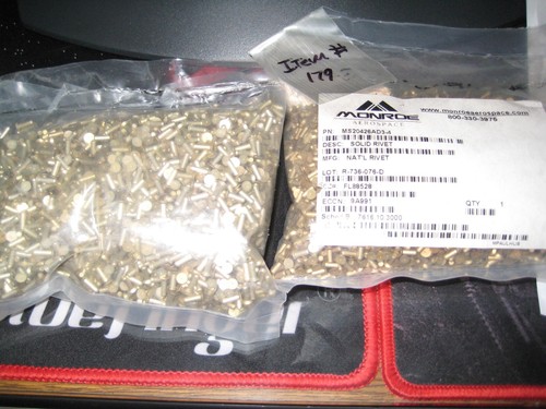 8,000pcs Military Standard MS20426AD3-4 Aluminum 100° Flush Head Rivet ...