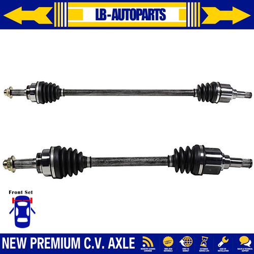 fits FORD FESTIVA 88-93 Standard Transmission 2x Front CV Drive Axle ...