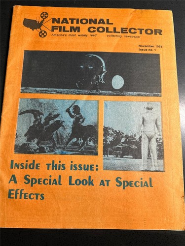 Nov 1978 - National Film Collector magazine #1 - RARE | eBay