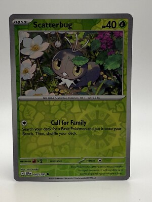 Pokemon TCG Card Surging Sparks 065/191 Reverse Holo Scatterbug | eBay