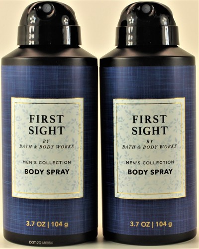 QTY 2 - Bath & Body Works FIRST SIGHT Deodorizing Body Spray for Men 3 ...