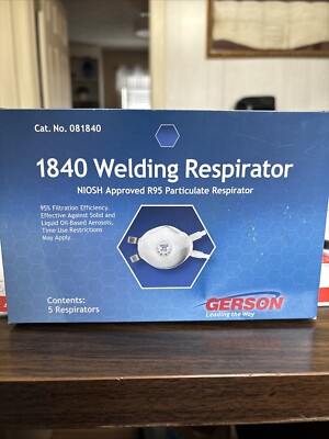 Gerson 1840 R95 Particulate Respirator, 5 Pack | eBay