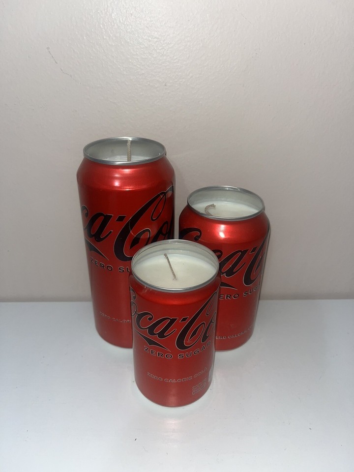 Coca Cola Coke Soda Can Upcycled/Recycled Handmade Candle ~ Cola ...