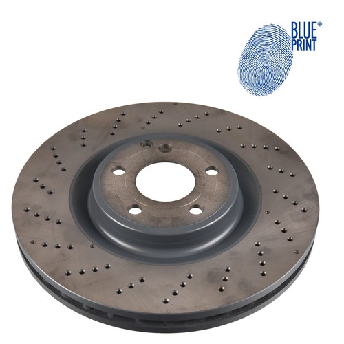 Genuine Blue Print Brake Disc (Front) (Single) fits Mercedes 2184210412 ...