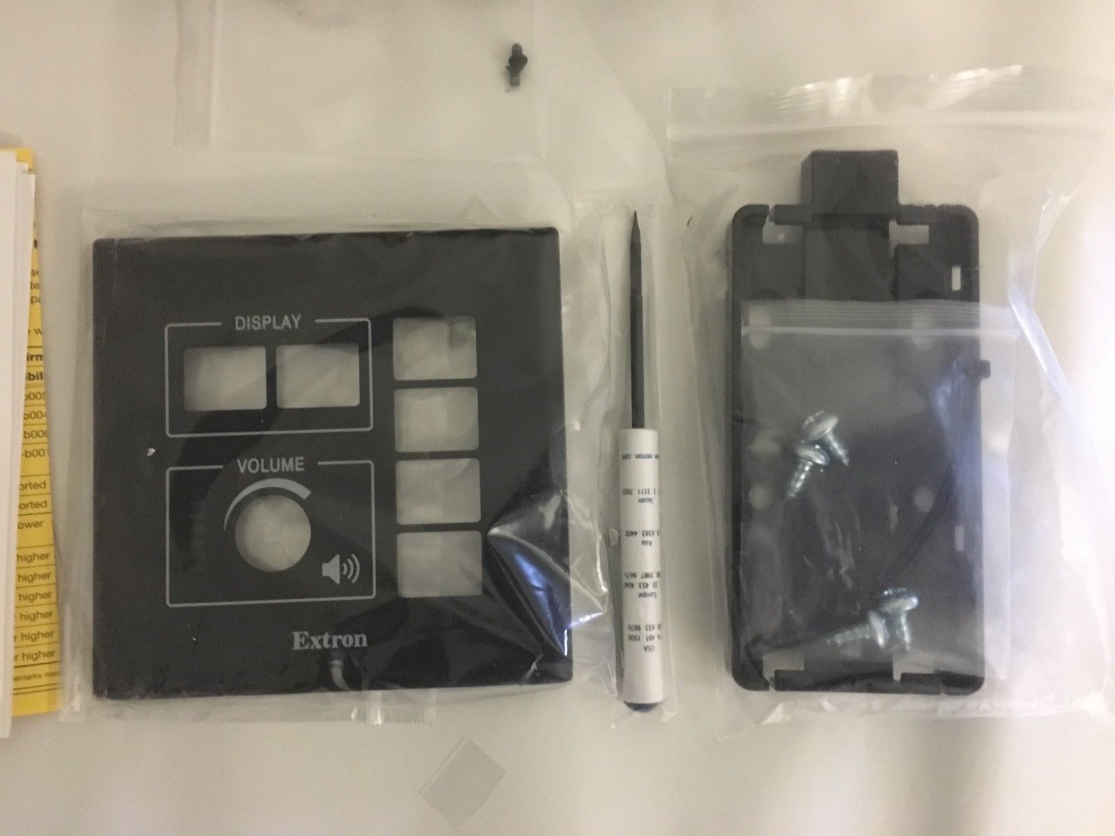 Extron MLC Plus 100 Face Plate (black) 21-623-xxlf for sale online | eBay