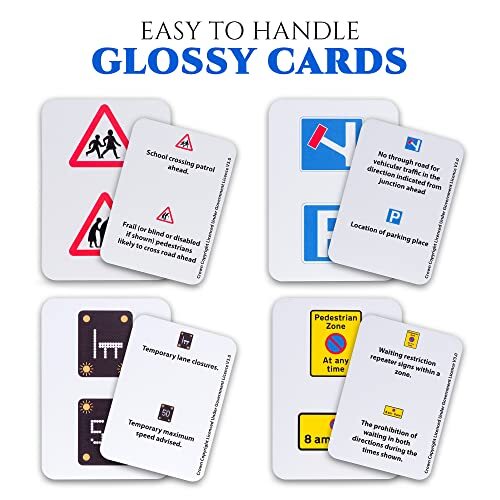 The Wise Traveller - 150 Road Sign Flash Cards 2023 UK for Driving ...