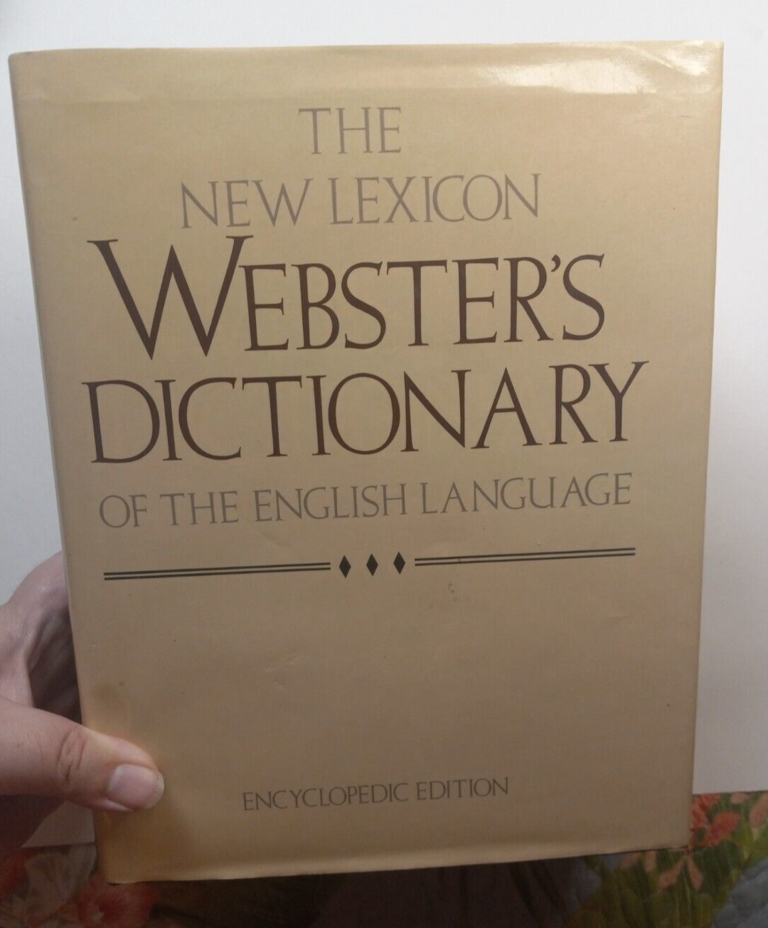 New Lexicon Webster's Dictionary of the English Language Encyclopedic ...