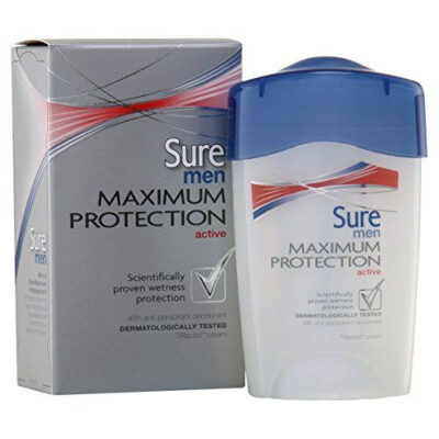 Sure Men Active Maximum Protection Anti-Perspirant 45ml | eBay UK