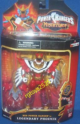 Power Rangers Mystic Force Red Power Ranger to Legendary Pheonix New ...