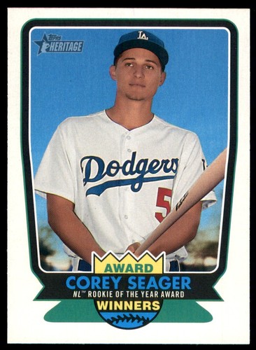 2017 Topps Heritage #AW-3 Corey Seager Award Winners | eBay