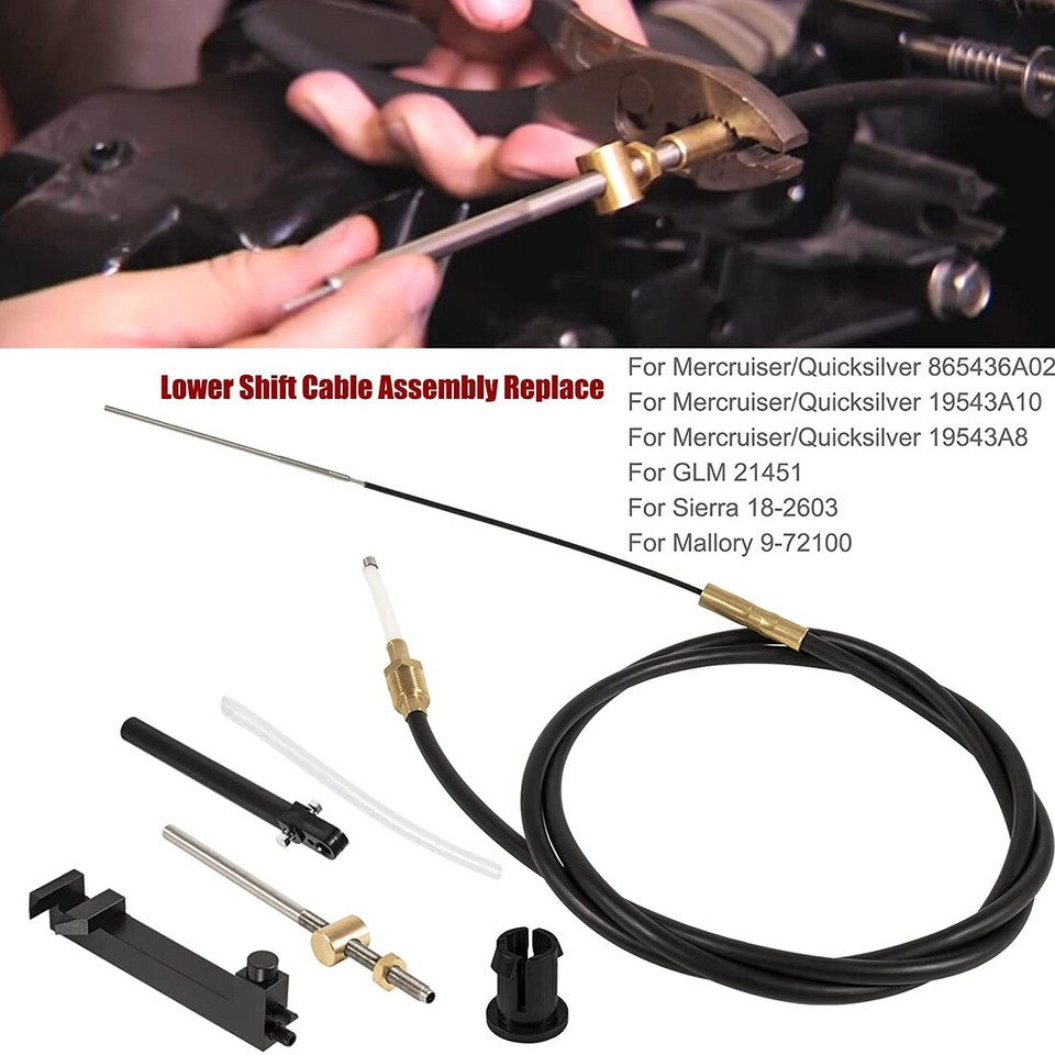 Mercruiser Alpha 1 One Gen II 2 Transom Service Kit Gimbal Shift Cable ...