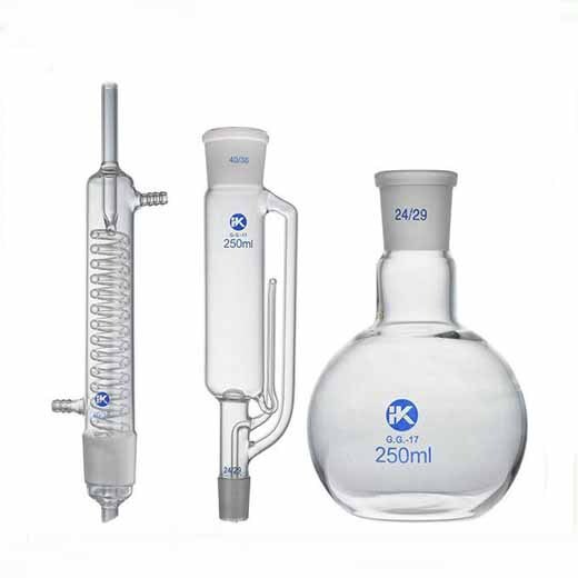 Laboratory 60-1000ml extraction flask glassware Chemistry soxhlet ...