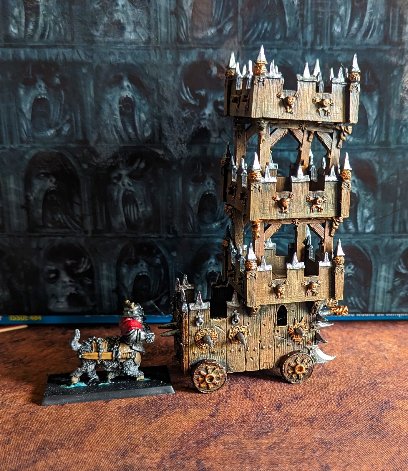 Warhammer Chaos Dwarf Juggernaut warmachine Realm of Chaos Citadel OOP ...