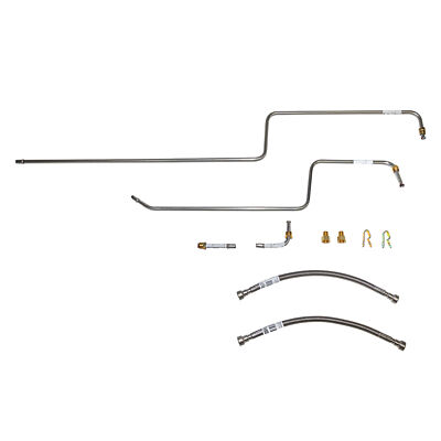 Fits 97-02 Jeep Wrangler Transmission Lines Oil Cooler Line Stainless ...