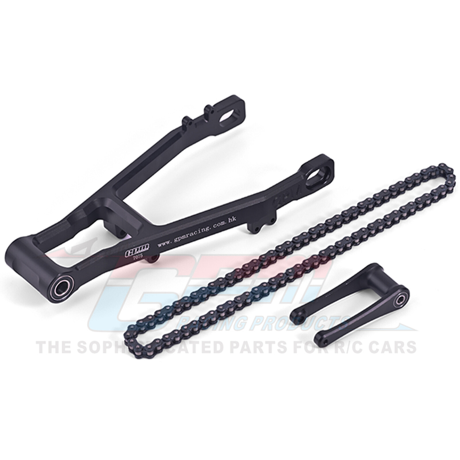 Alu 7075 Extend Swing Arm (+30mm) +Pull Rod+Chain For LOSI 1/4 Promoto ...