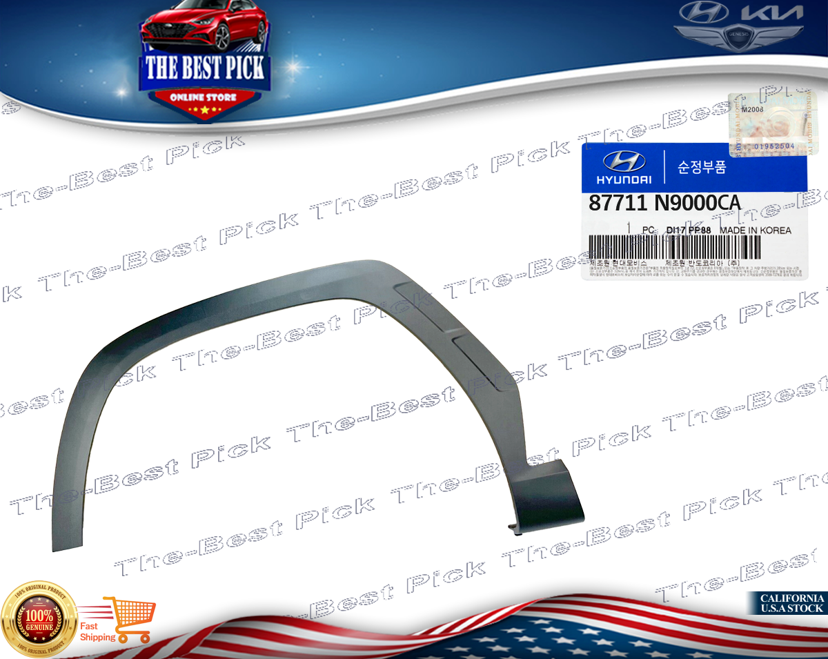 ⭐GENUINE⭐ FRONT Fender Wheel Molding LEFT 2022-2023 Hyundai Tucson ...
