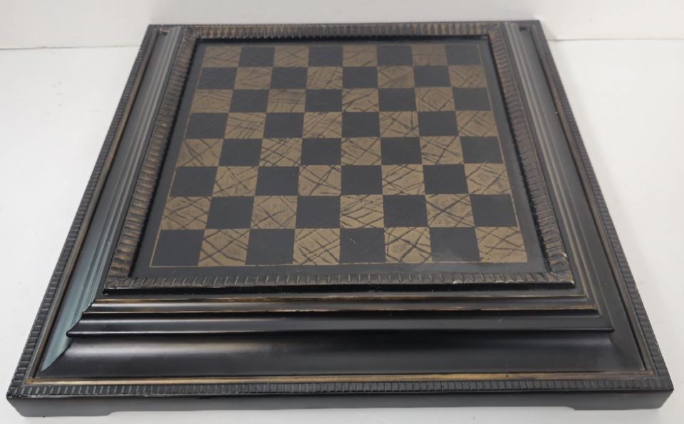 The BOMBAY Company Premium Large Wood Chess Checkers Box Set 2005 ...