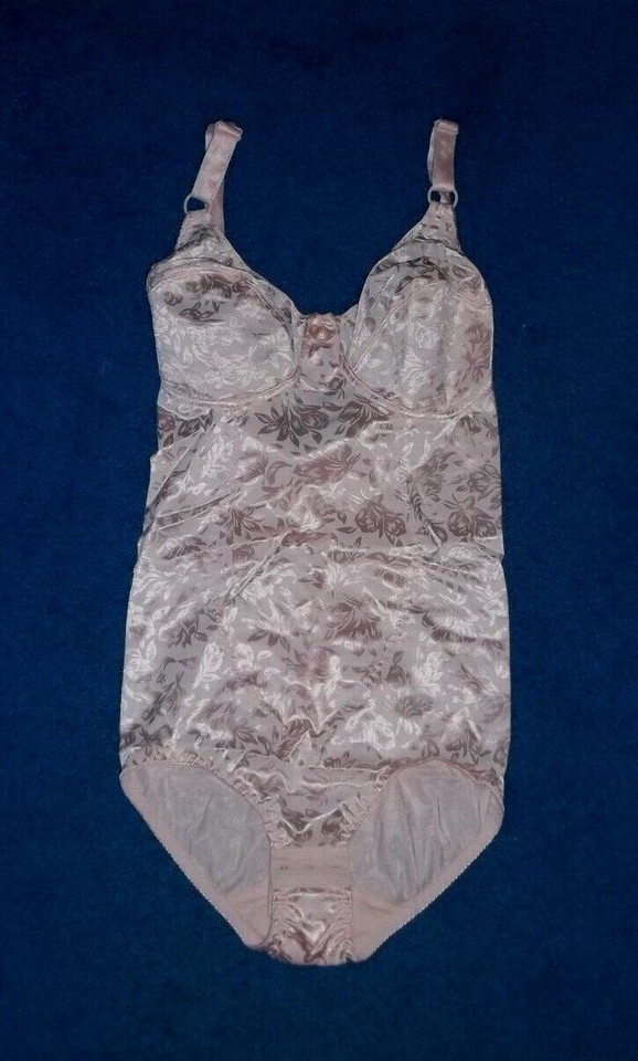 PINK or PURPLE CROWNETTE SATIN -y Body Shaper Girdle Style 1375 36C or ...