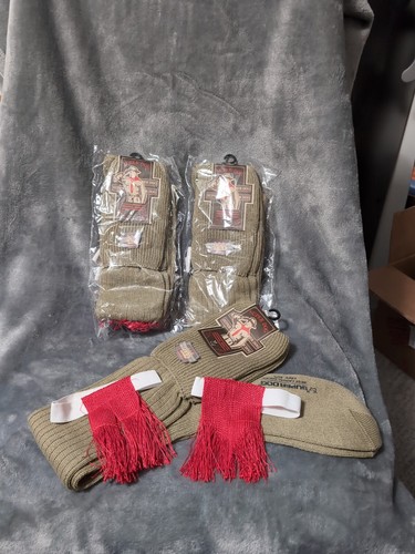 Super Dog Scout Socks- vintage Knee High With Tassels. Wood badge, Full ...