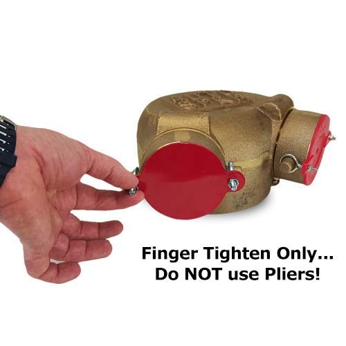 FDC Connection - Fire Department Connection Caps - Red Fire Sprinkler ...