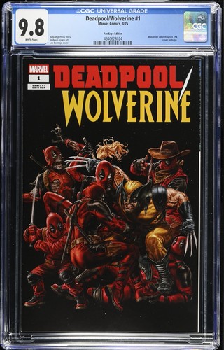 Deadpool/Wolverine #1 Megacon Variant CGC 9.8 NM/M Lee Bermejo Art Fan ...
