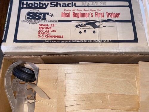 Hobby Lobby SST RC Airplane Kit 15 - 25 size glow or EP Balsa Wood ...