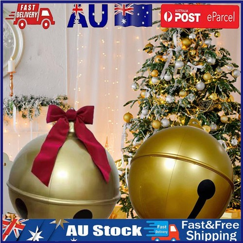 60cm Inflatable Bell Ball PVC Christmas Fun Inflatable Bell Xmas Tree ...