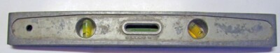 Vintage Craftsman Torpedo Level Aluminum 9" #3983 3 Bubble Made In USA ...