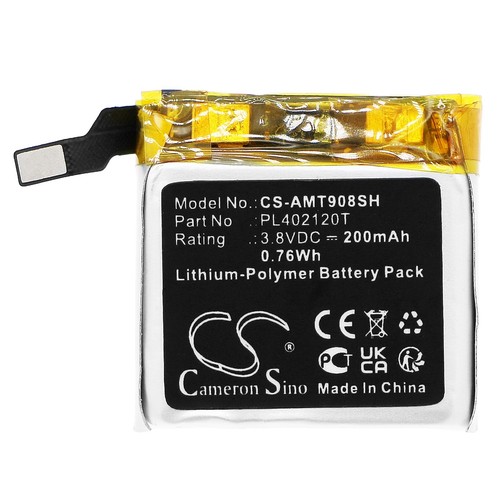 BATTERIE 200mAh Type PL402120T For Amazfit Ares A1908 | eBay