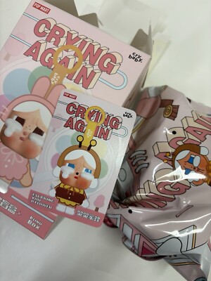 Brand New Pop Mart Cry Baby Crying Again Vinyl Face Plush Pendant - bee ...