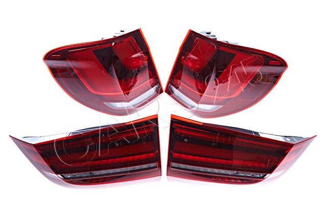 Genuine BMW X5 F15 M F85 SUV 4 pcs Rear Lights SET 2013- OEM ...