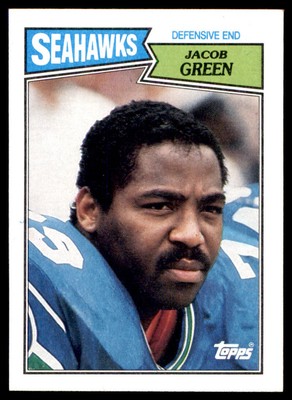 1987 Topps #180 Jacob Green EX | eBay