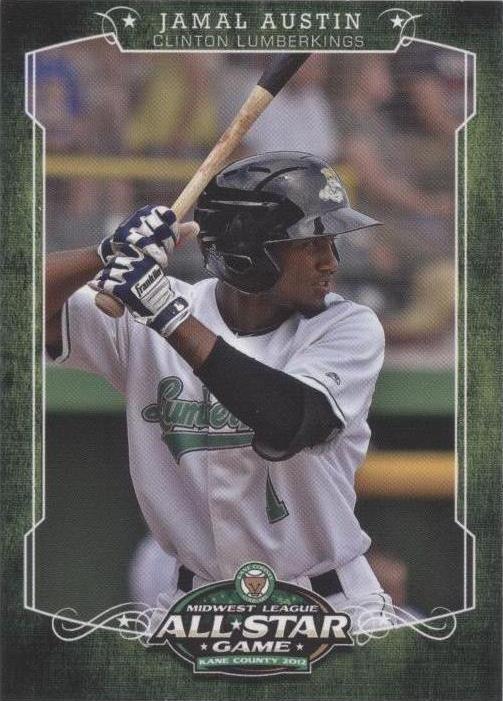 2012 Grandstand Midwest League All-Star Game - Jamal Austin (RC) for ...