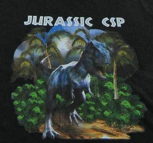 MICROSOFT Jurassic CSP Cloud Solution Provider Black SS T Shirt Size L ...