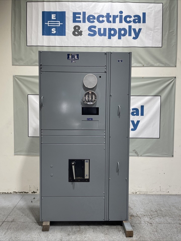 800 Amp Meter Main Square D Panel 3P 4W 277/480v W Main Breaker | eBay
