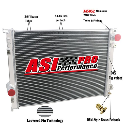 4 Row Radiator For 2008-2019 Dodge Challenger Charger Chrysler 300 2.7L ...