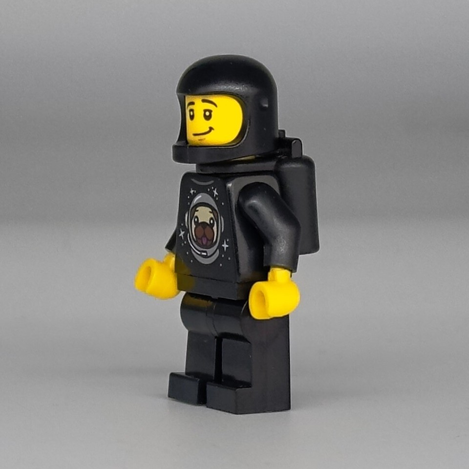 LEGO BAM Spaceman Dog Pug Minifigure Astronaut - NEW | eBay