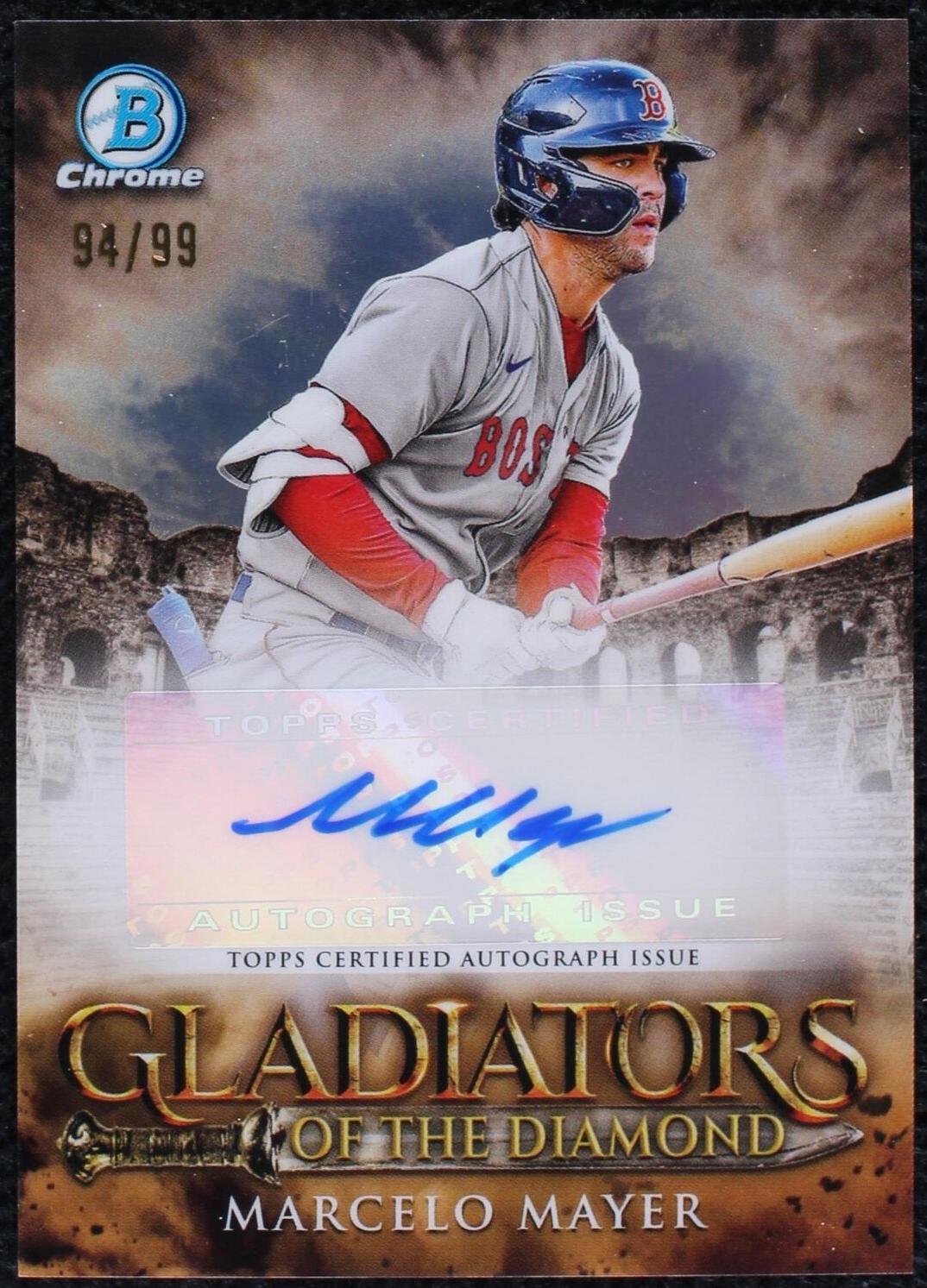 2024 Bowman - Gladiators of the Diamond Autographs Marcelo Mayer #GDA ...