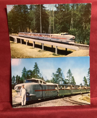 2- Lot Portland Zooliner Train Portland, Oregon Zoo Train Chrome PC ...