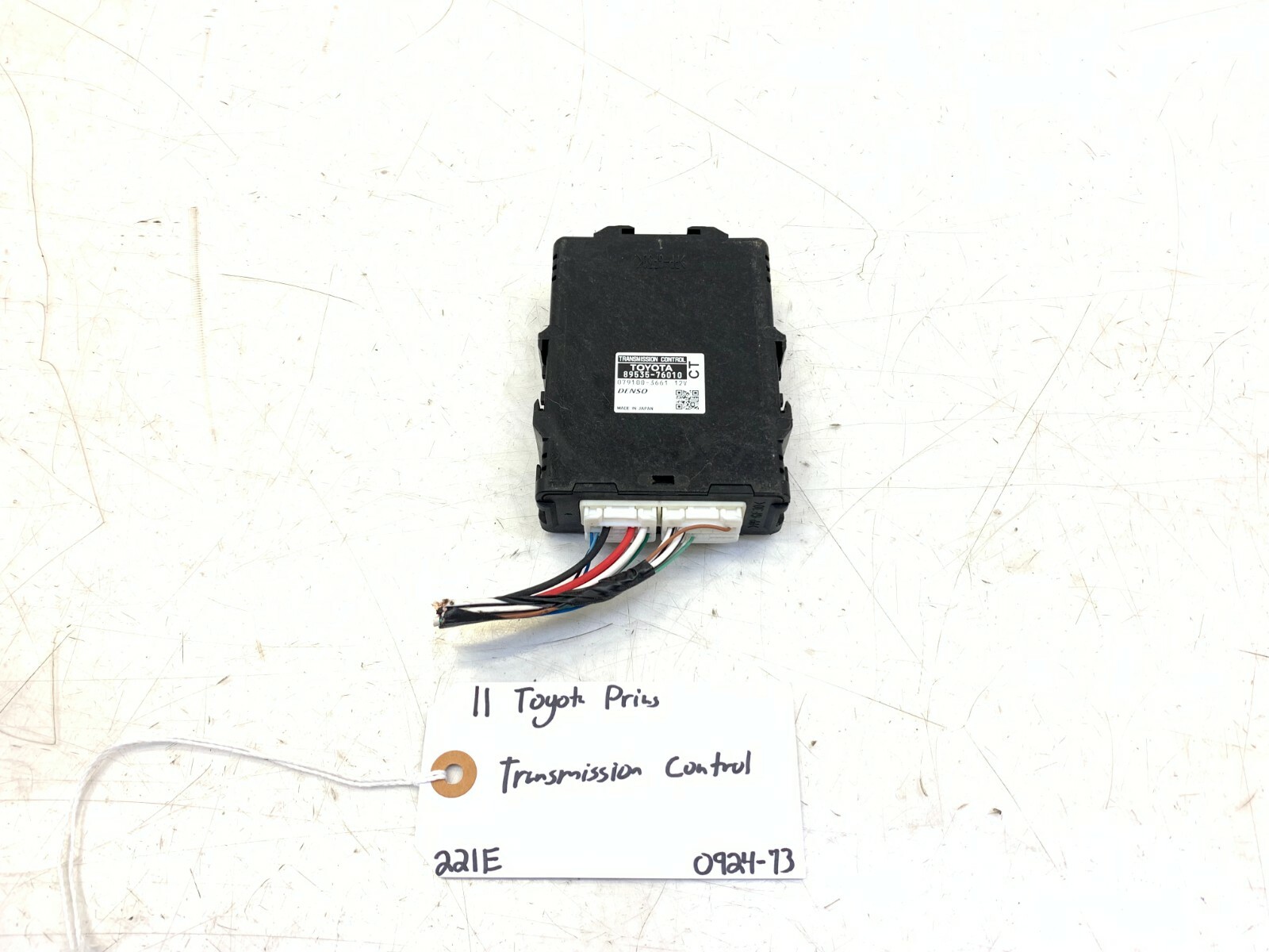 10 11 12 13 14 15 TOYOTA PRIUS TRANSMISSION CONTROL MODULE OEM 89535 ...
