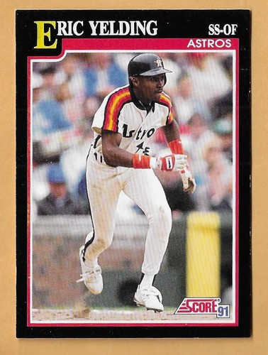 ERIC YELDING HOUSTON ASTROS #329 - SCORE NM-MT 1991 | eBay