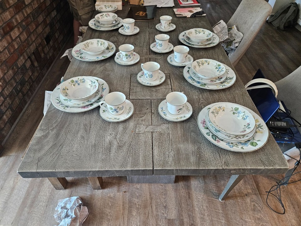 stoneware dinnerware set vintage Indonesia | eBay