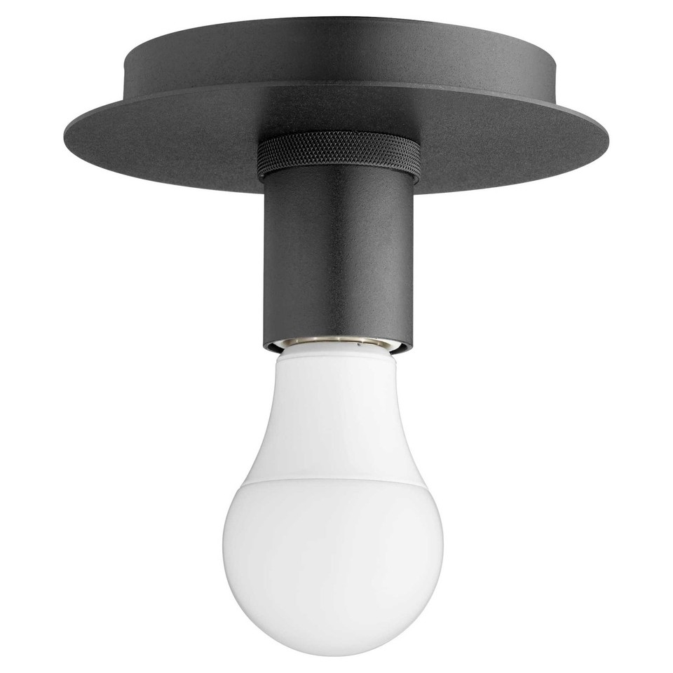 James Allan QICF68454 Sunder 6"W Flush Mount Ceiling Fixture - Noir | eBay