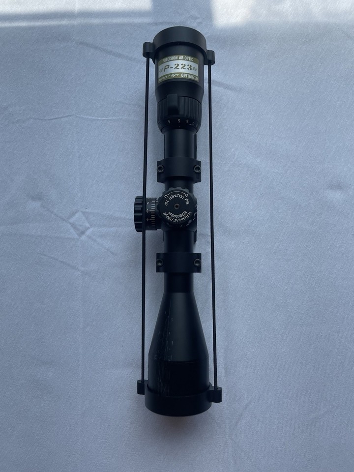 Nikon P-223 3-9X40BDC 600 Reticle Black Matte Rifle Scope PR31 Caps And ...