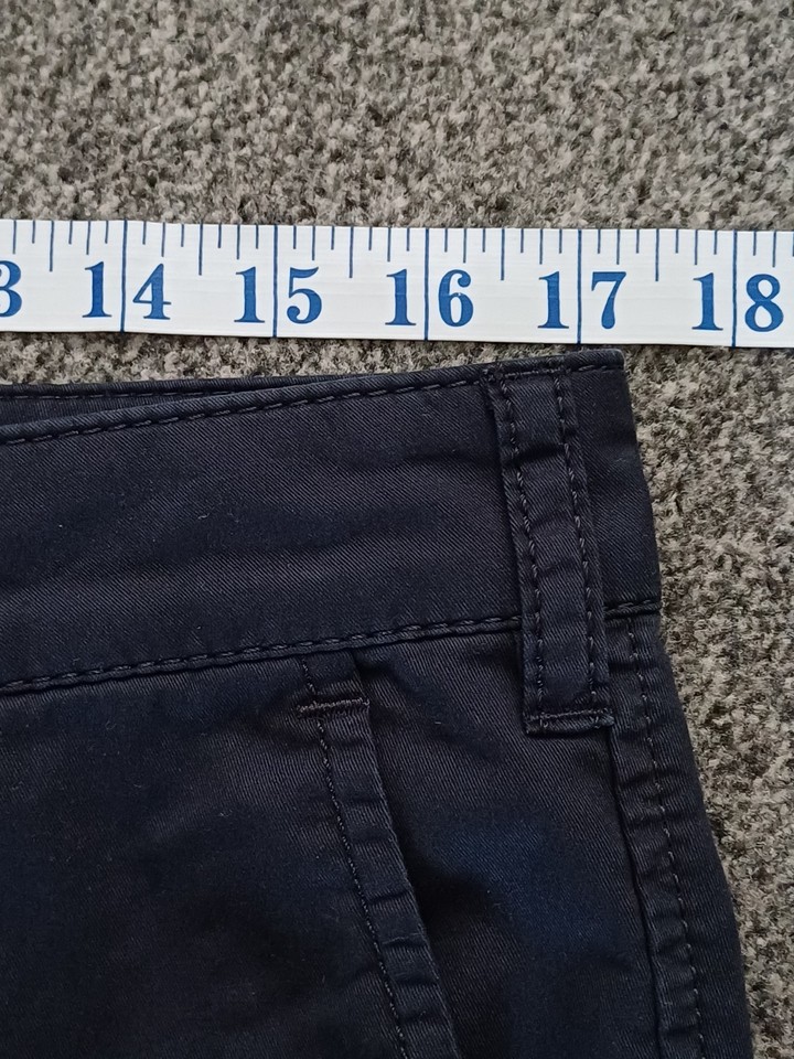 Meyer M5 Fit Men's Lightweight Chino Trousers Size UK W34 L34 Dark Blue ...