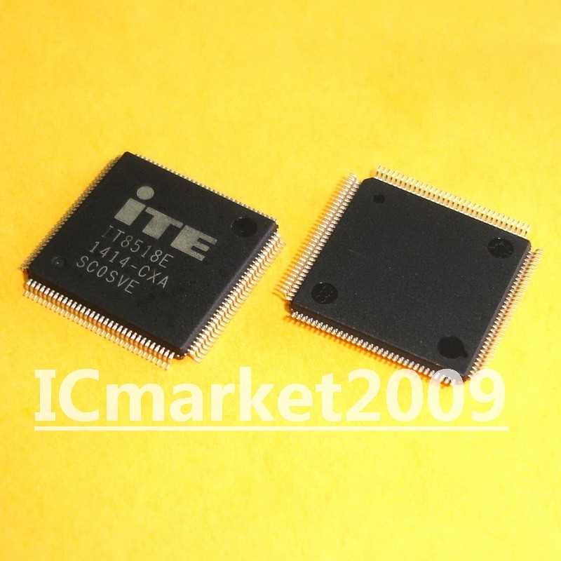 2 PCS IT8518E-CXA TQFP-128 IT8518 Notebook IC, Power IC Chip EC ...