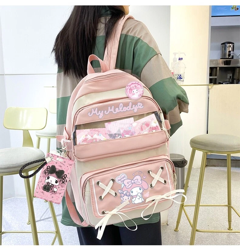 Cute Pink Canvas Backpacks