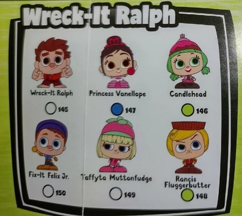 Wreck It Ralph - Series 2 - Disney Doorables - Full Set | eBay