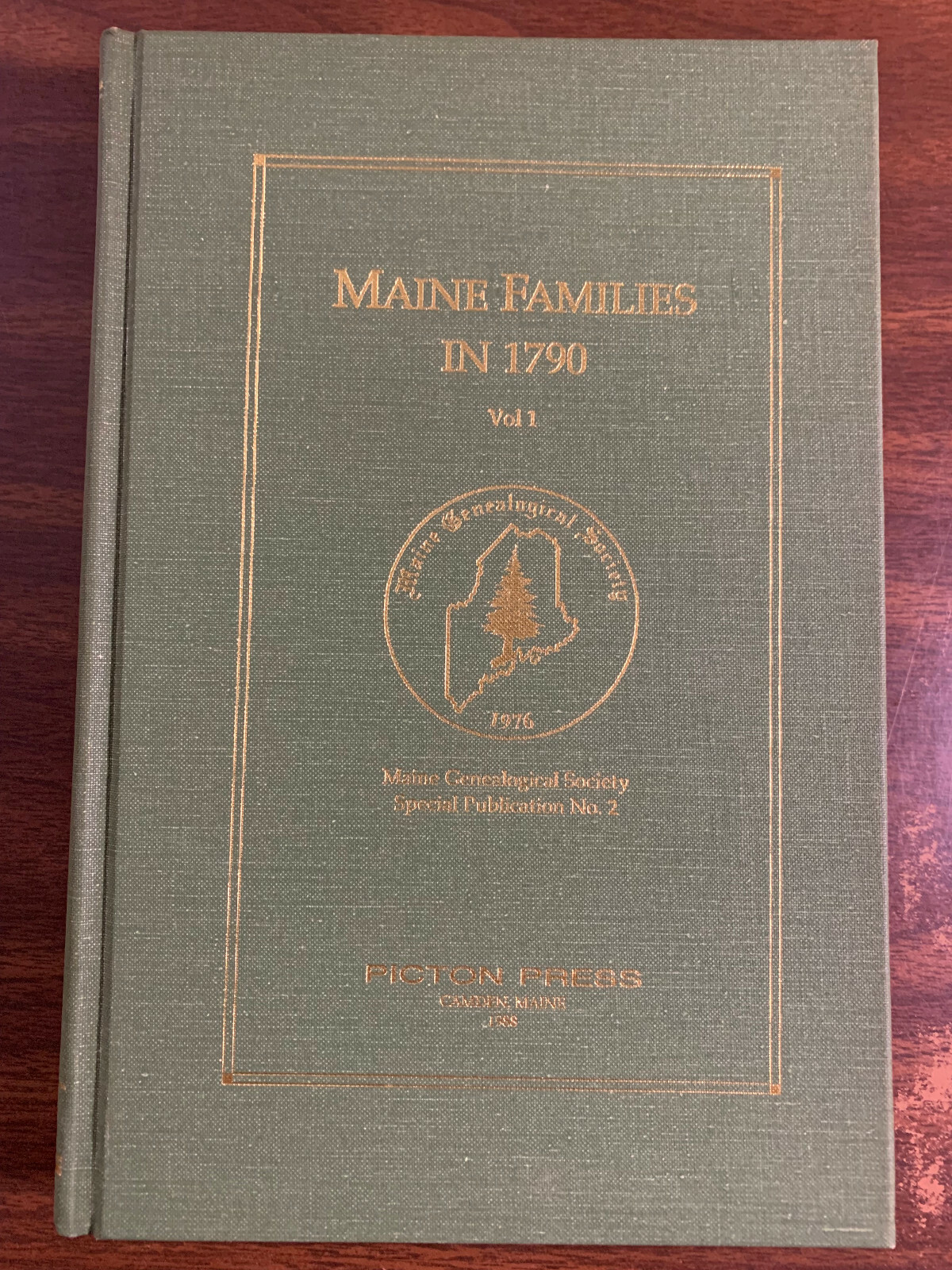 Maine Families in 1790, Volume 1 Genealogy Genealogical History New ...