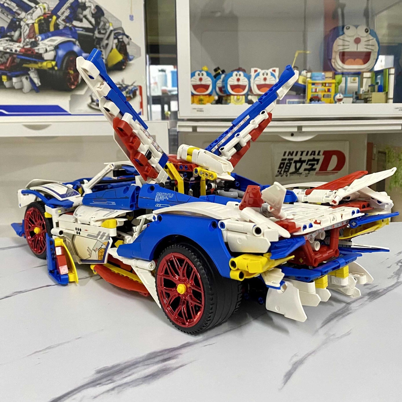 GUNDAM MOC Technic Sports Car Building Blocks Racing Car Model Kits ...